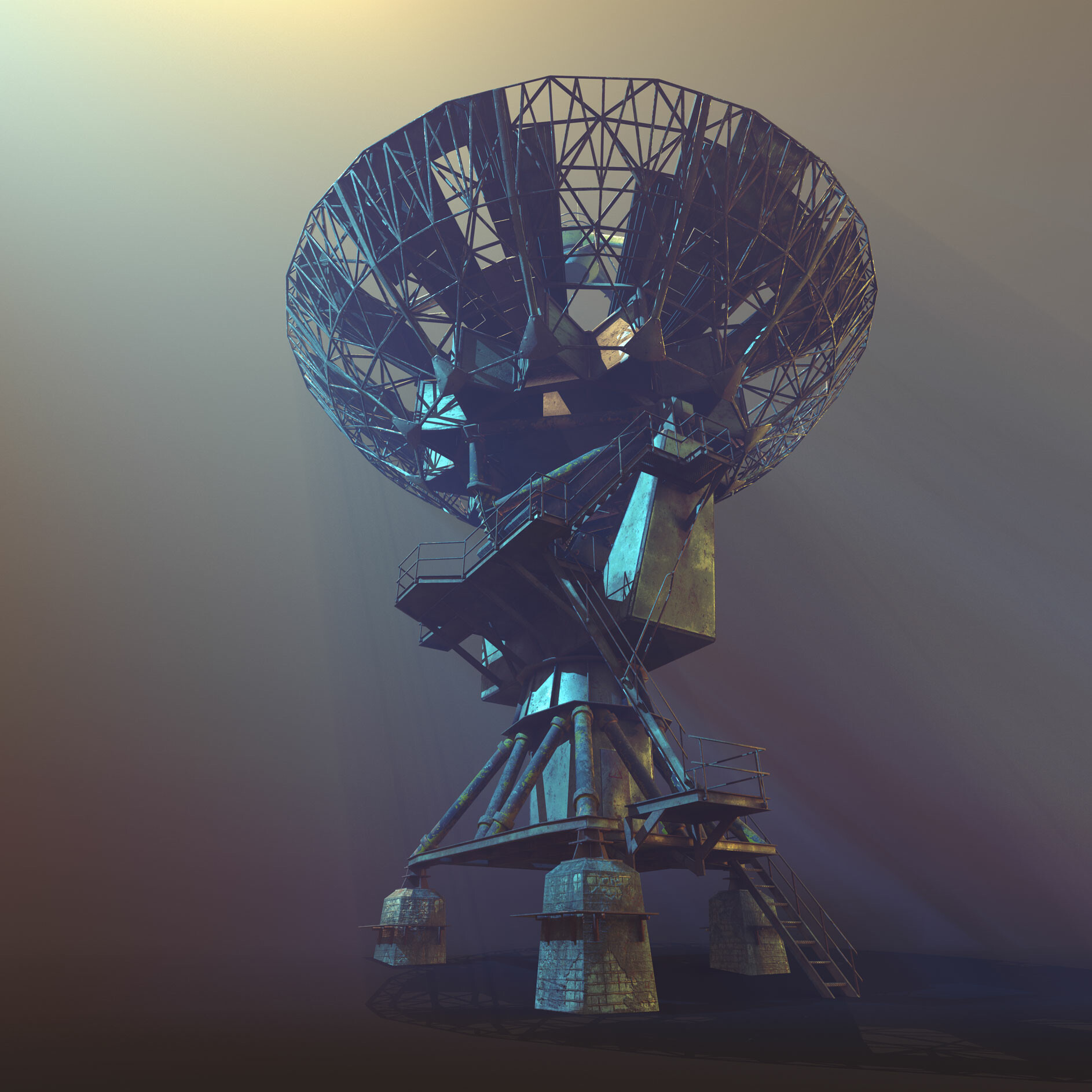 ArtStation - Locator. Low-poly 3D model