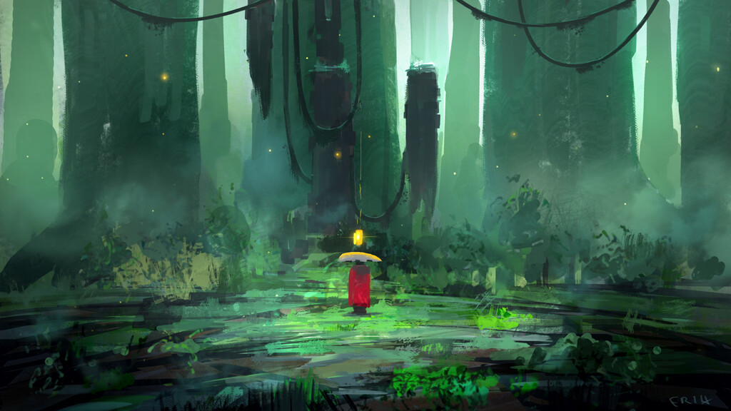 ArtStation - Jungle Sketch
