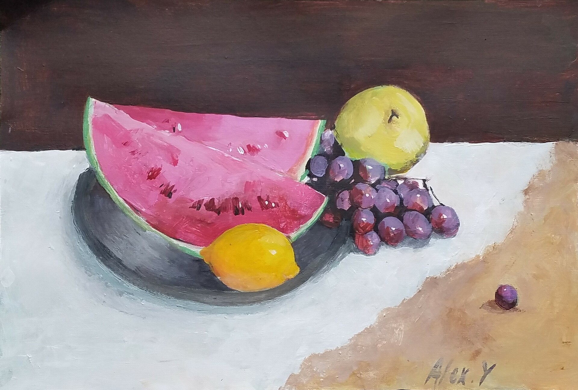 ArtStation - Watermelon Still Life