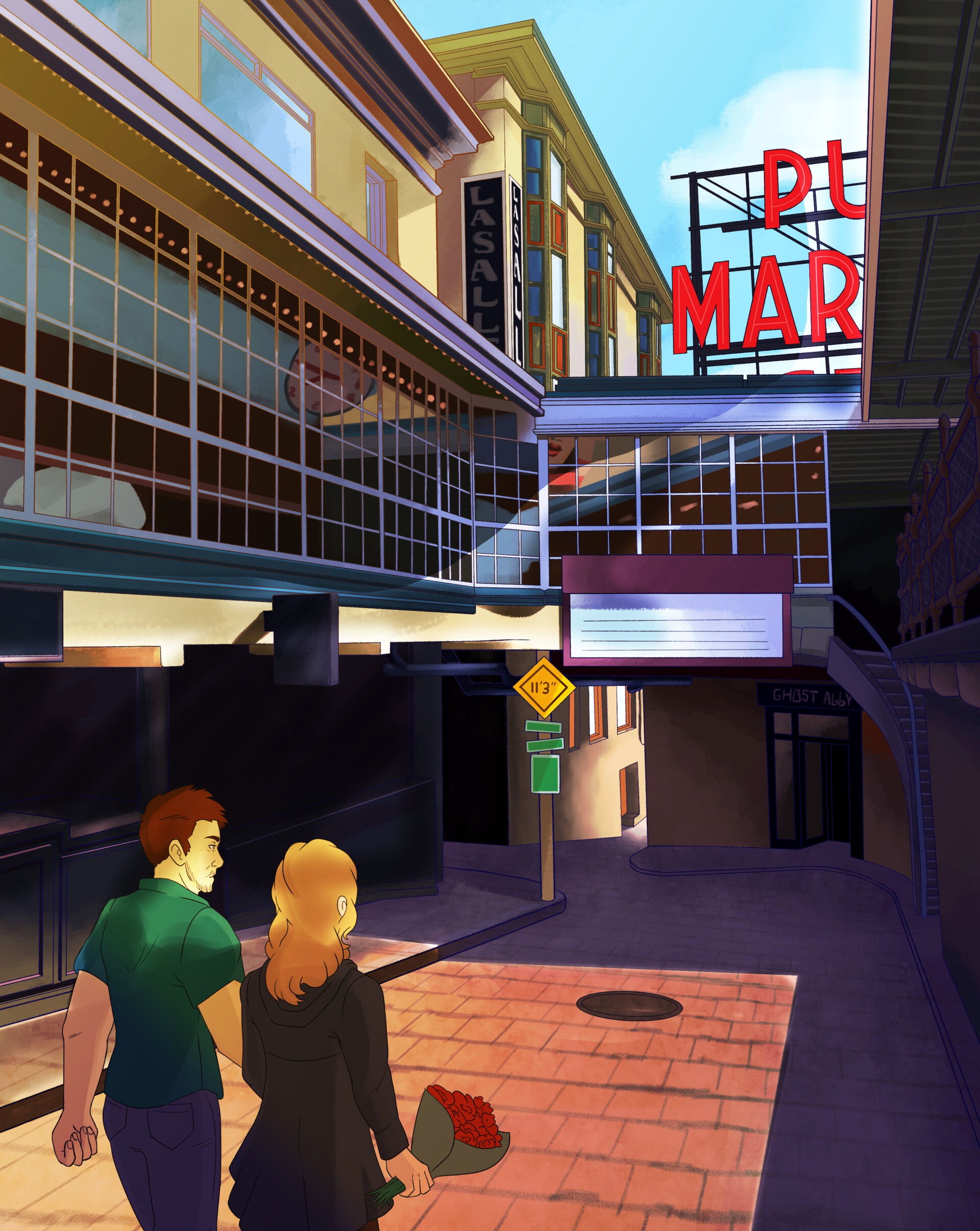 ArtStation - Pike Place Alley