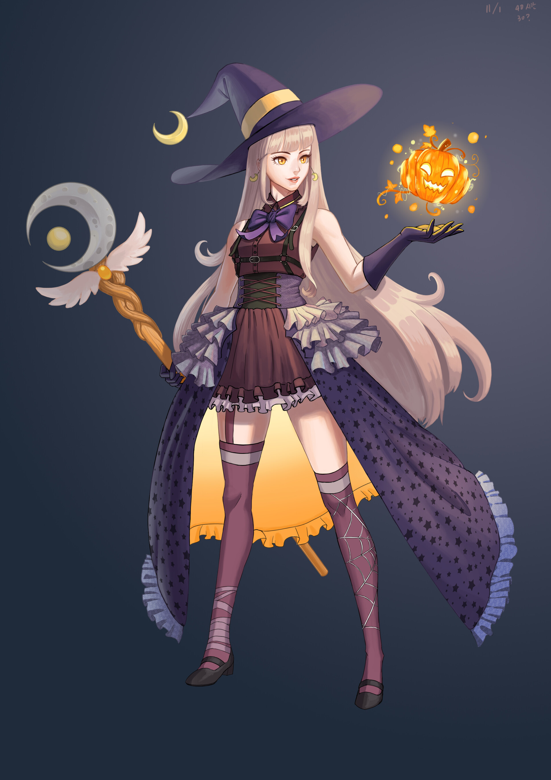 ArtStation - Female Character_Halloween Witch
