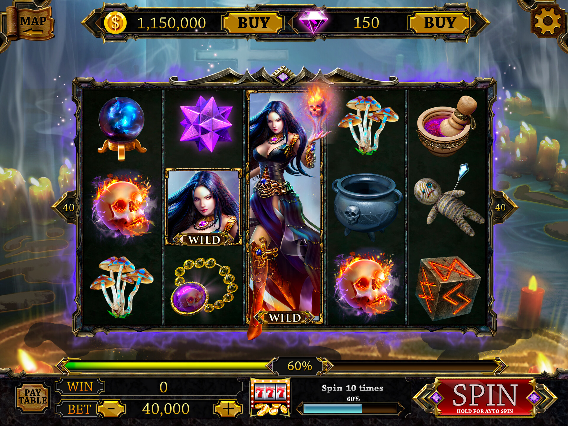 Ice Wing - Destiny Slots • Witch• Slot Machine