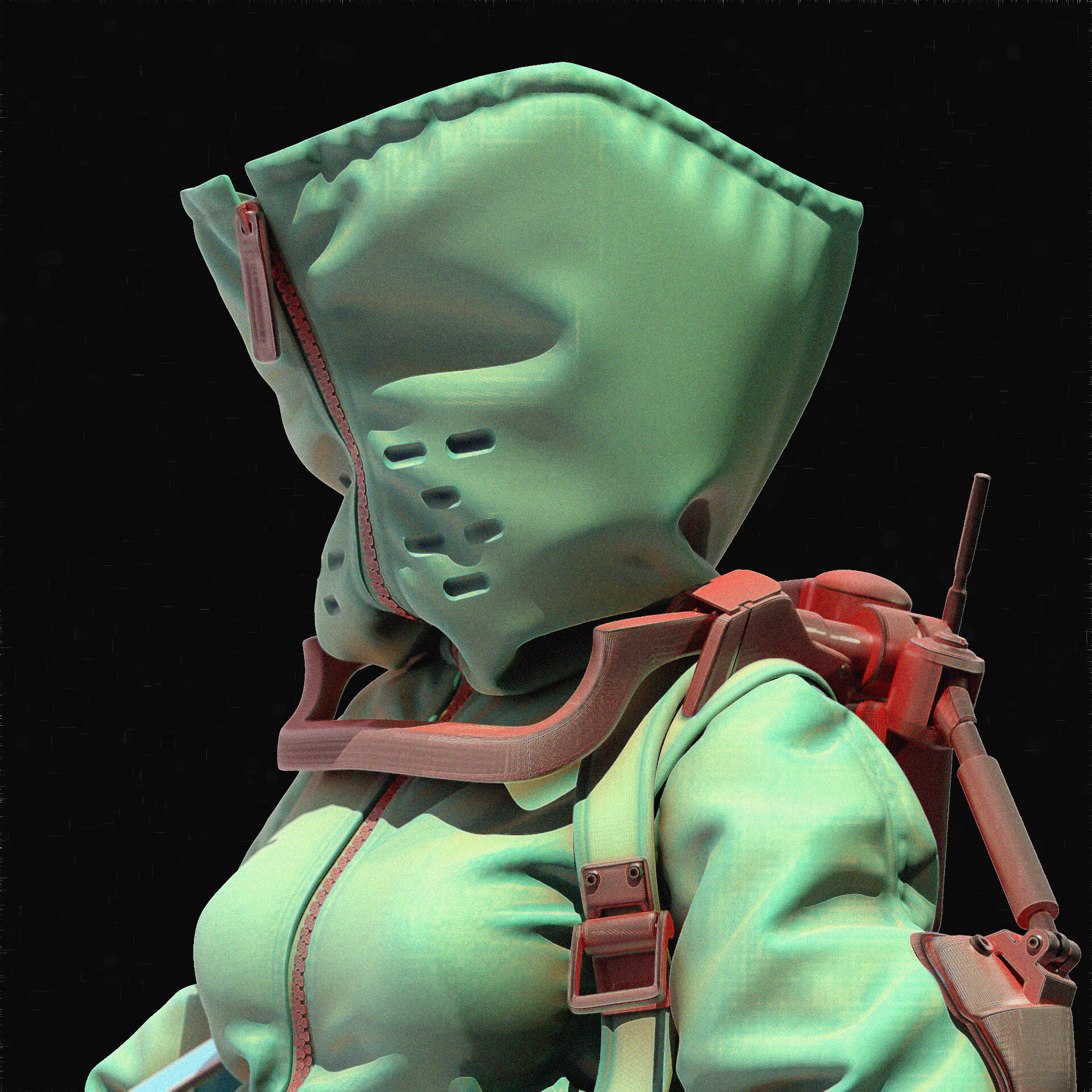 ArtStation - Techno girl