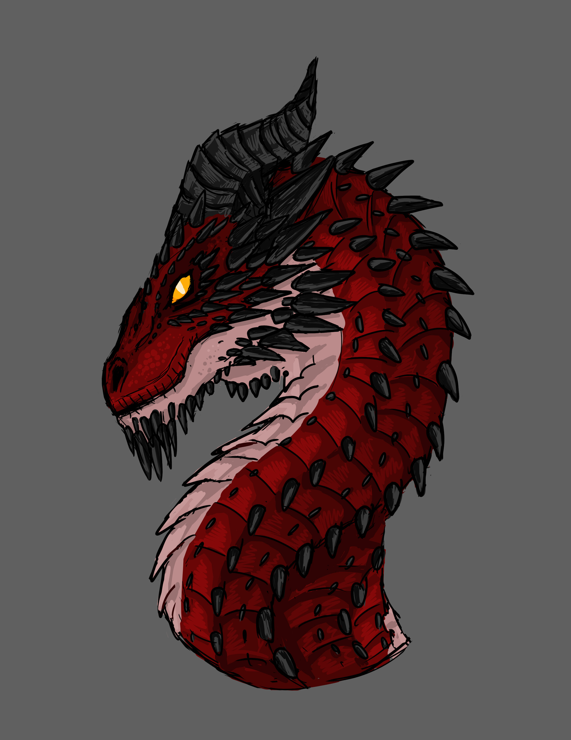 ArtStation - Red Dragon