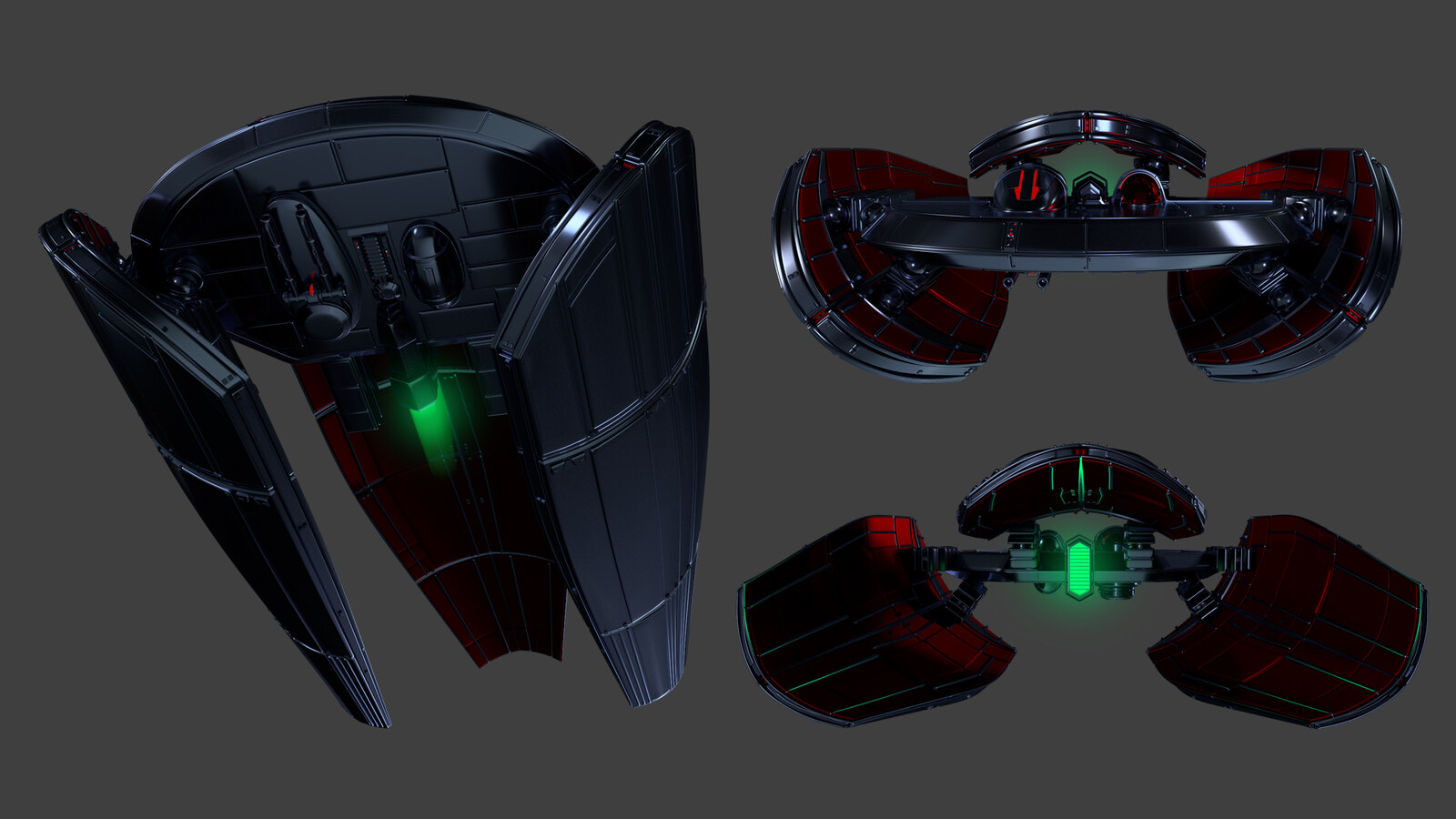 Romain Revert - Sith Droid Starfighter