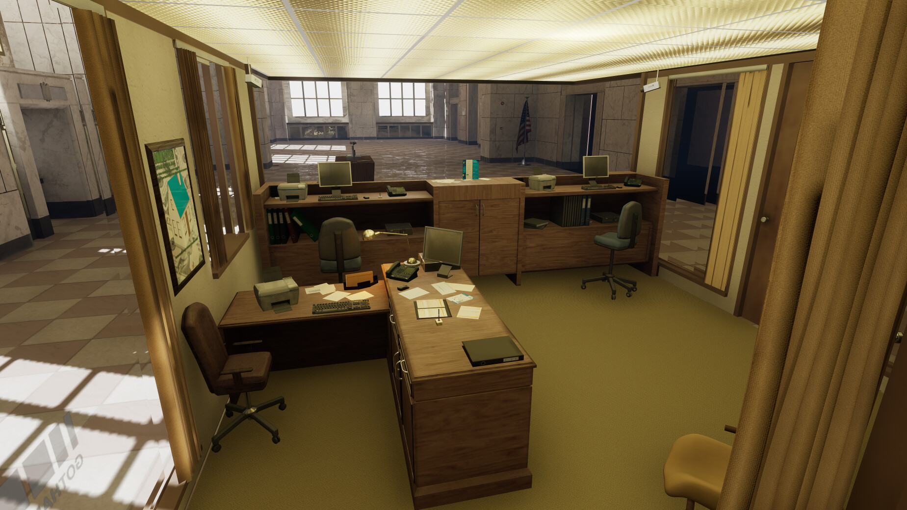 Callum Clark - Gotham National Bank - The Dark Knight (WIP)