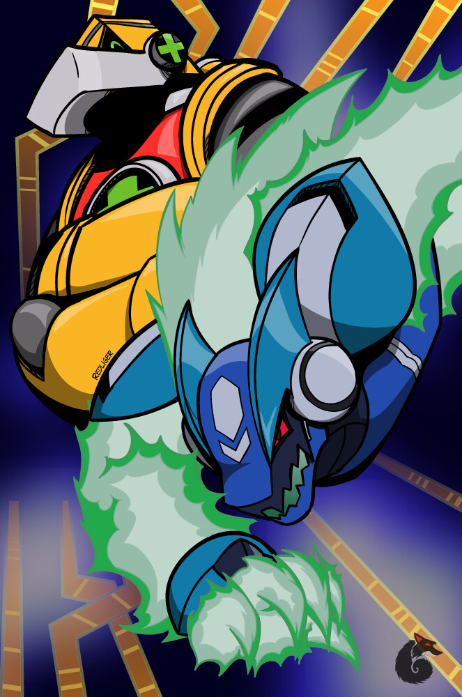 Steven John - Megaman Fanart