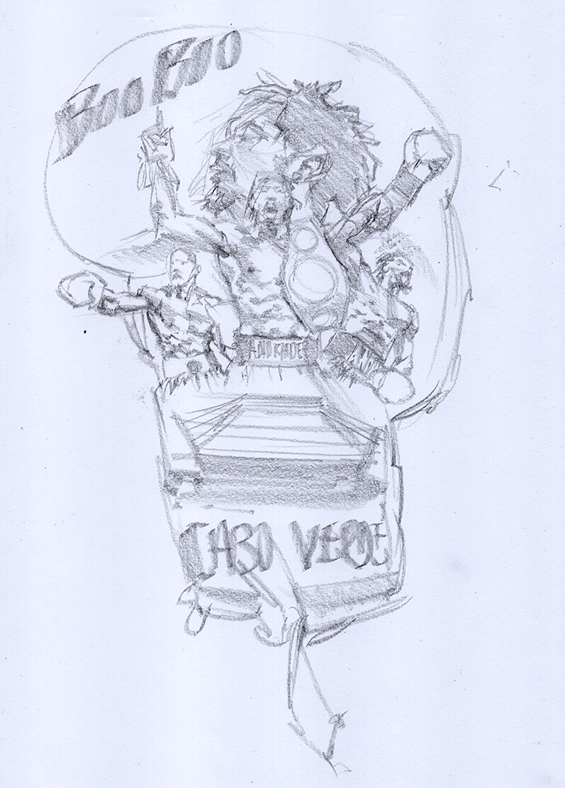 Aires Melo - Demetrius Boo Boo Andrade Art by Aires Melo