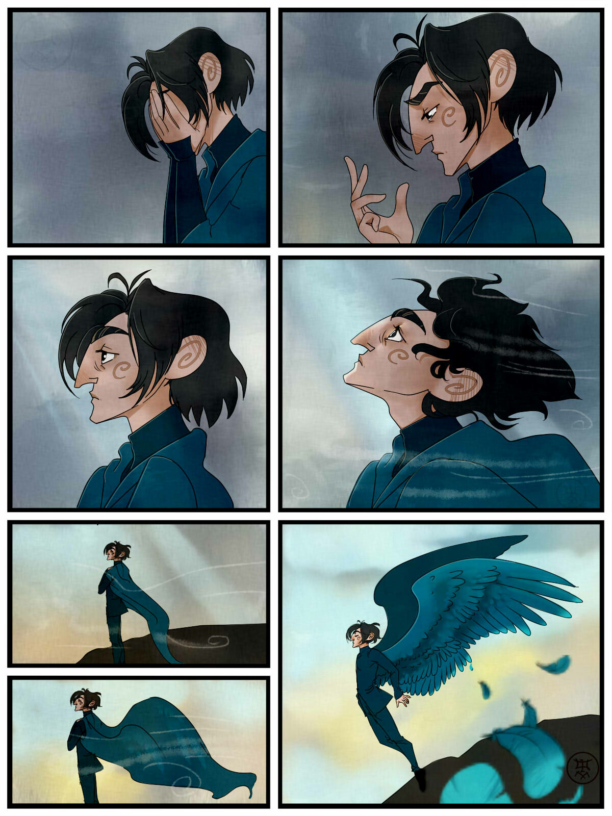 ArtStation - winged cloak