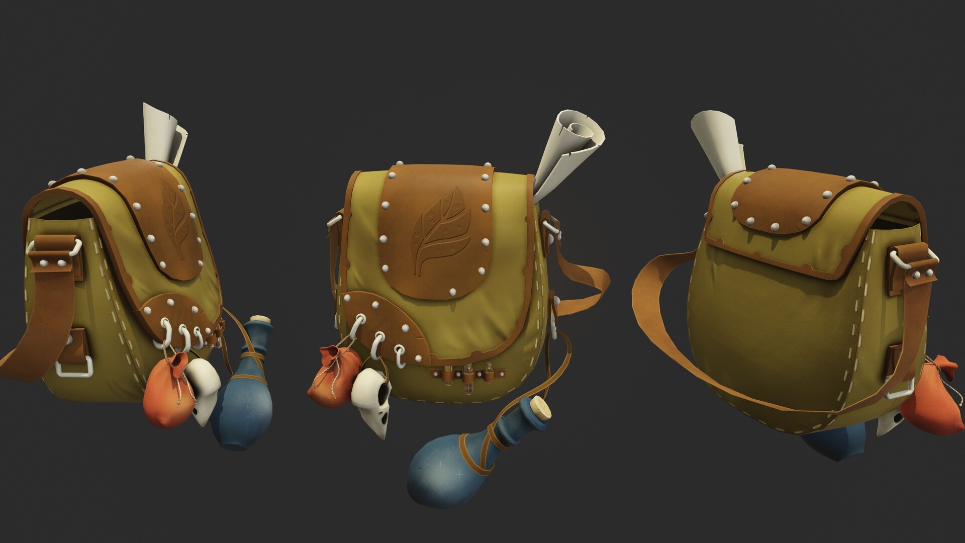 ArtStation - Stylized Bag