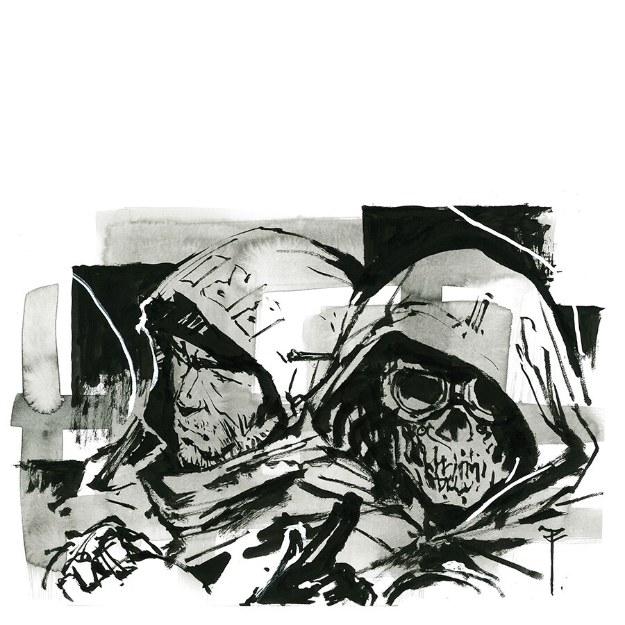 Art of TZU (Howard Yung-Tzu Chin) - Art of the day #213 'Sam x Higgs'