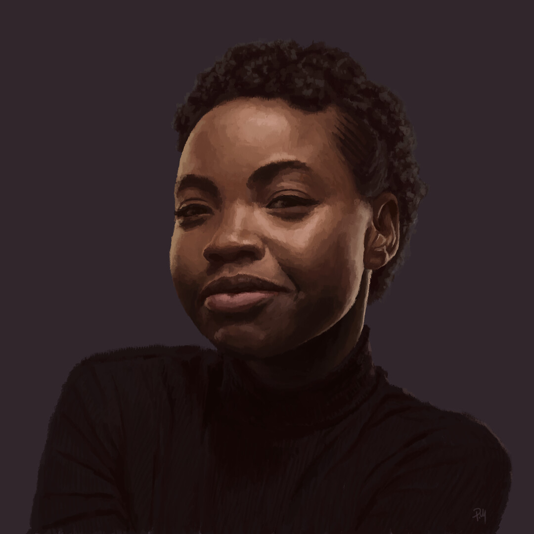 ArtStation - Portrait practice. Photo reference @elsimage