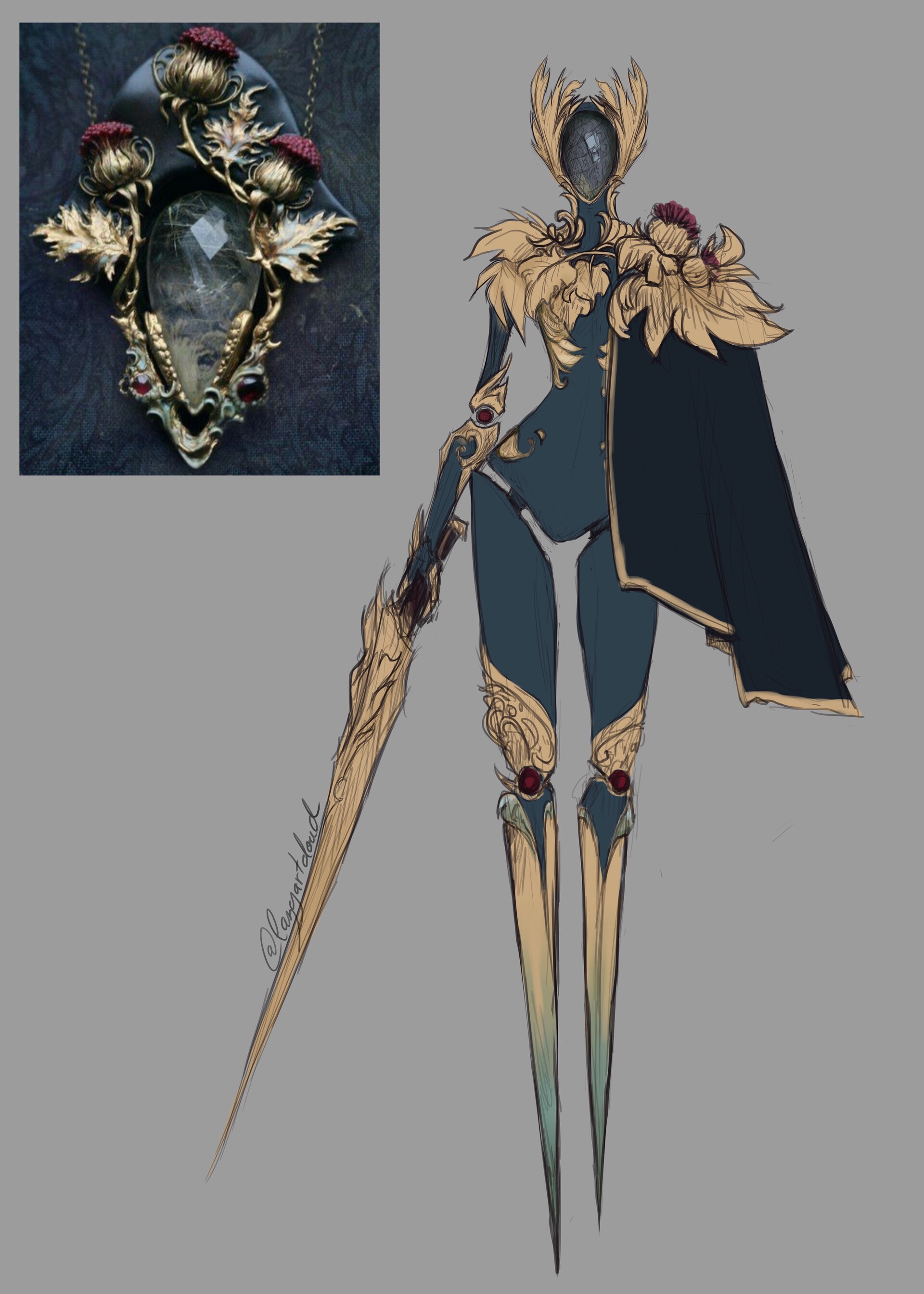 ArtStation - Character design using: Jewelry