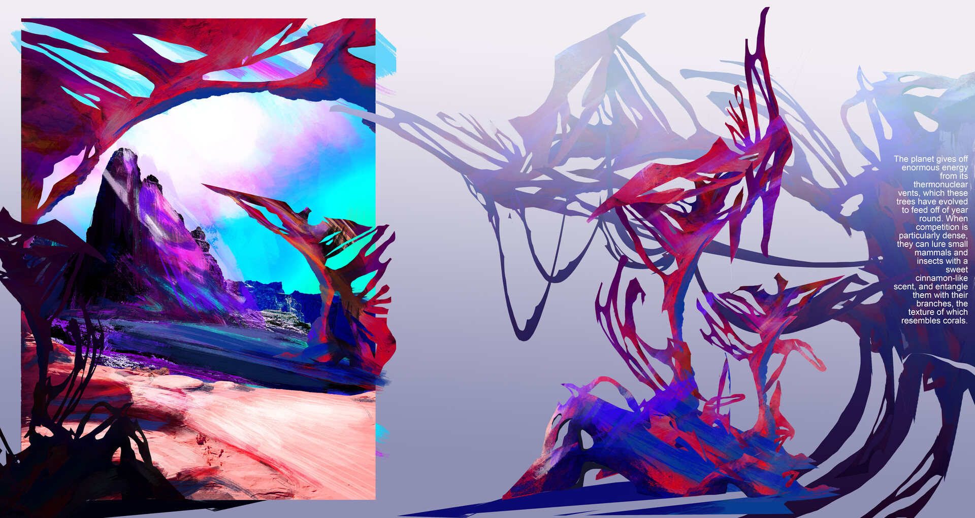 ArtStation - Sci-Fi Brief / "Megaflora" Development (Ongoing)