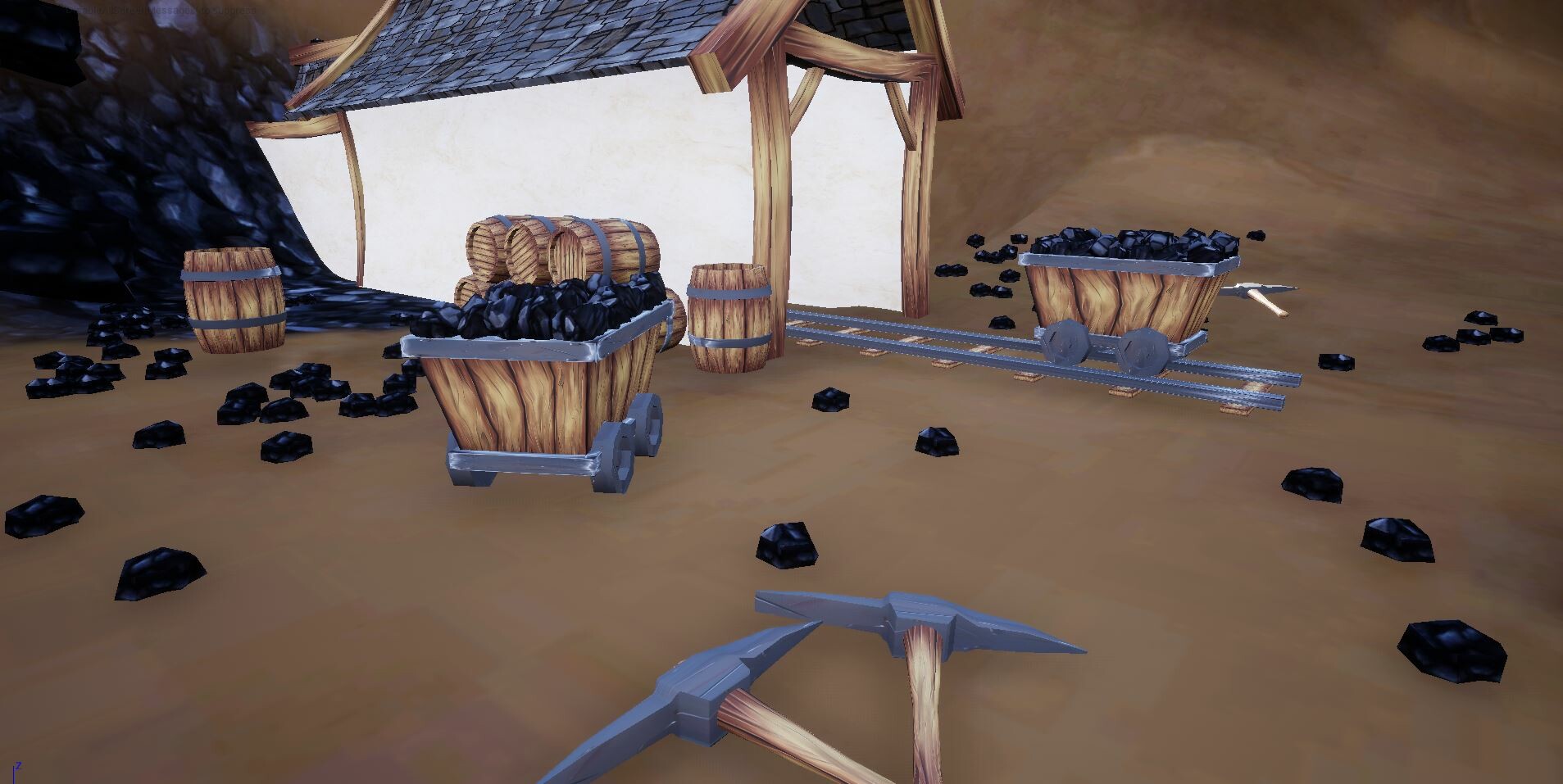 ArtStation - Low poly mine