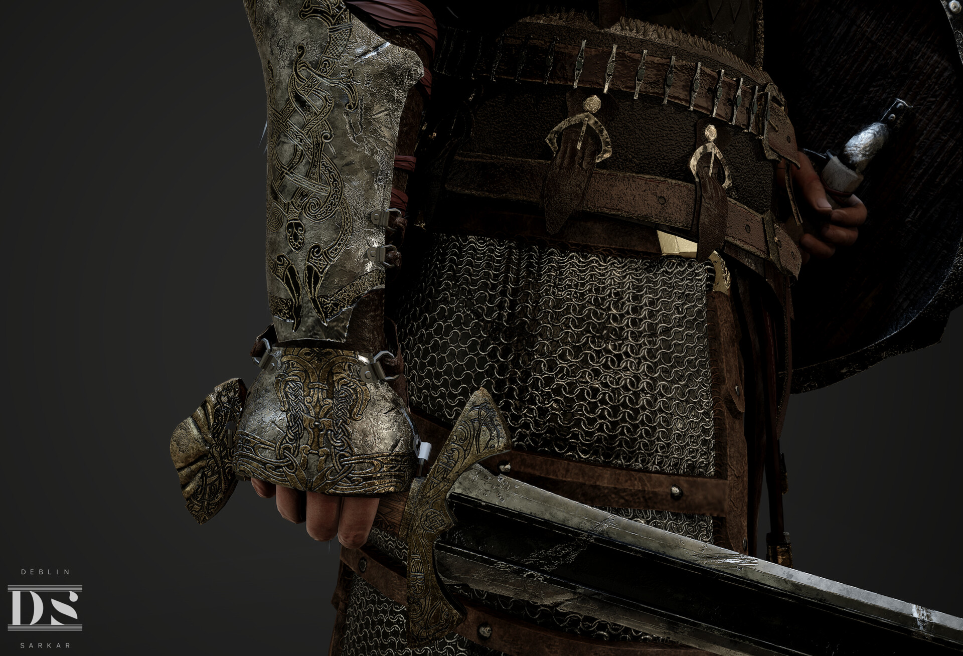Deblin Sarkar - Porfolio - Magnus Hakón - Viking Warrior