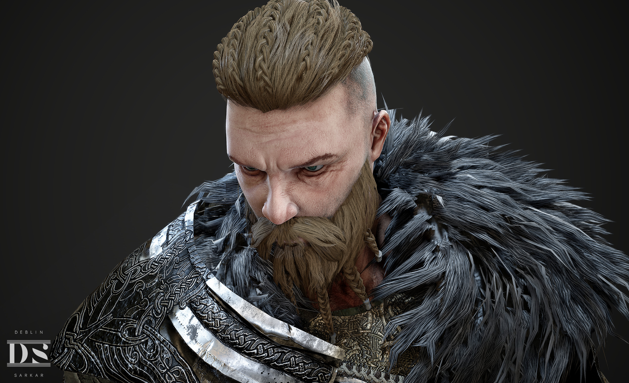 Deblin Sarkar - Porfolio - Magnus Hakón - Viking Warrior