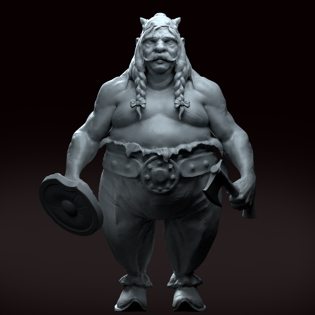 ArtStation - Obelix Viking fanart