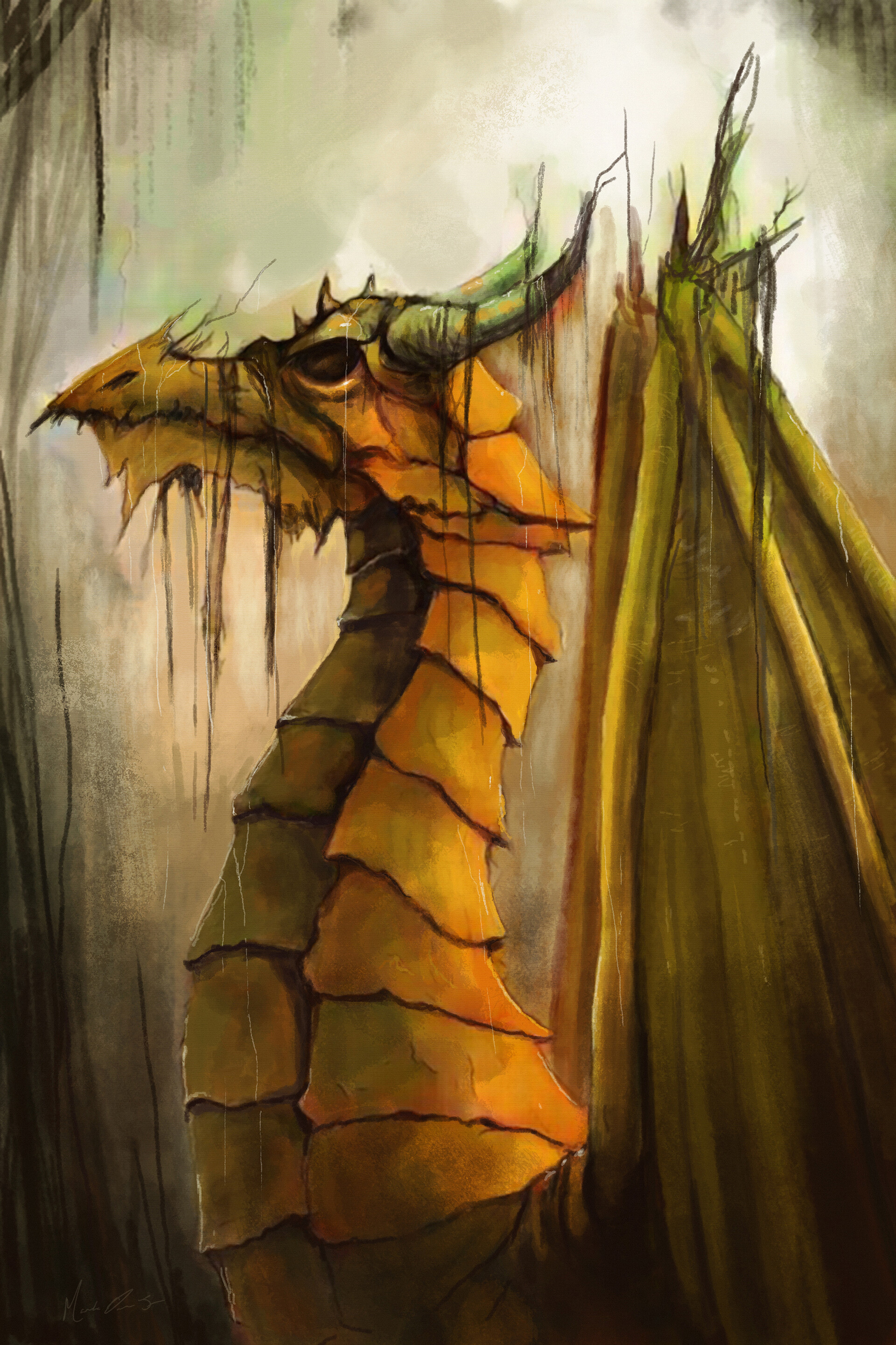 ArtStation - Marsh Dragon