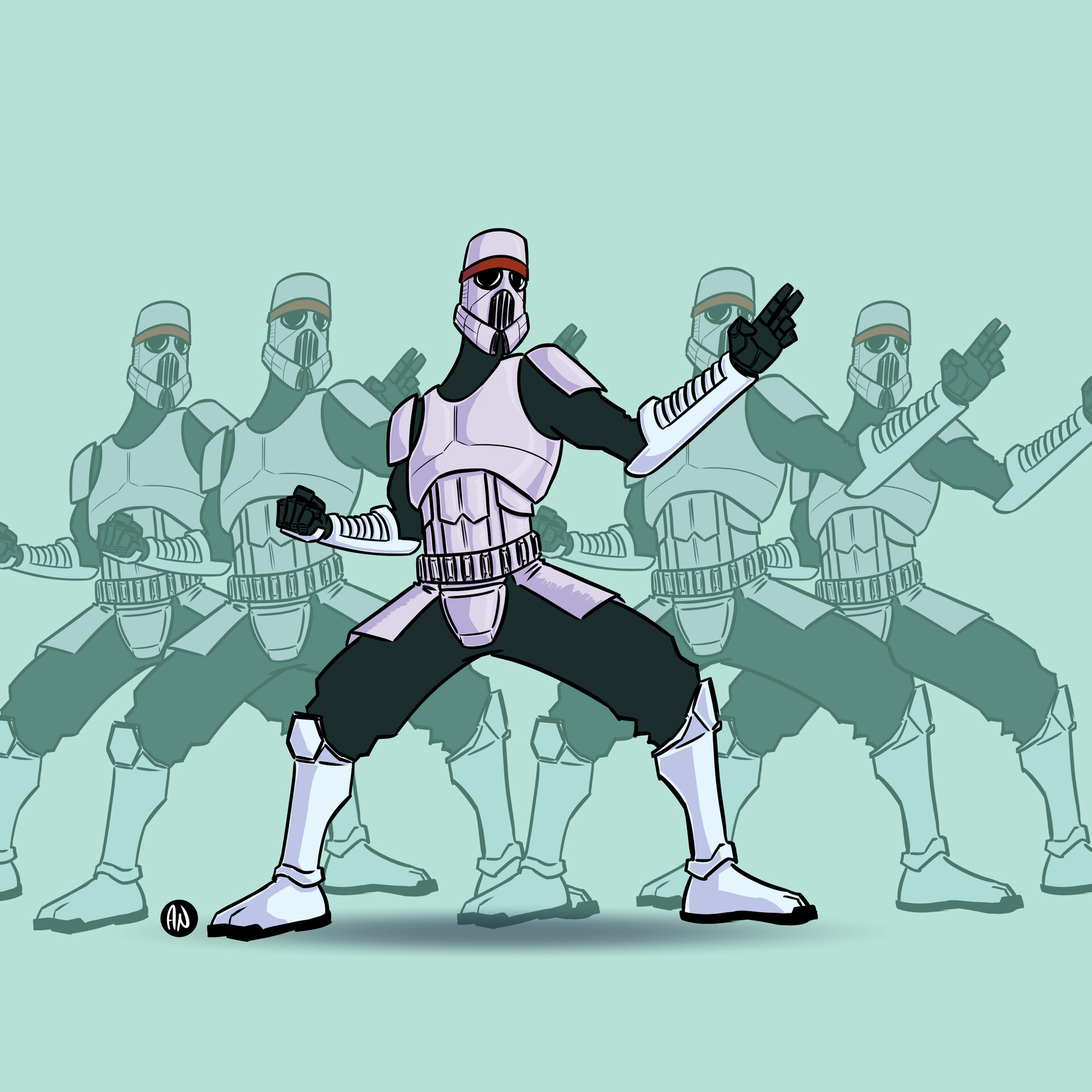 Audie Norman - Jedi Ninja Turtles