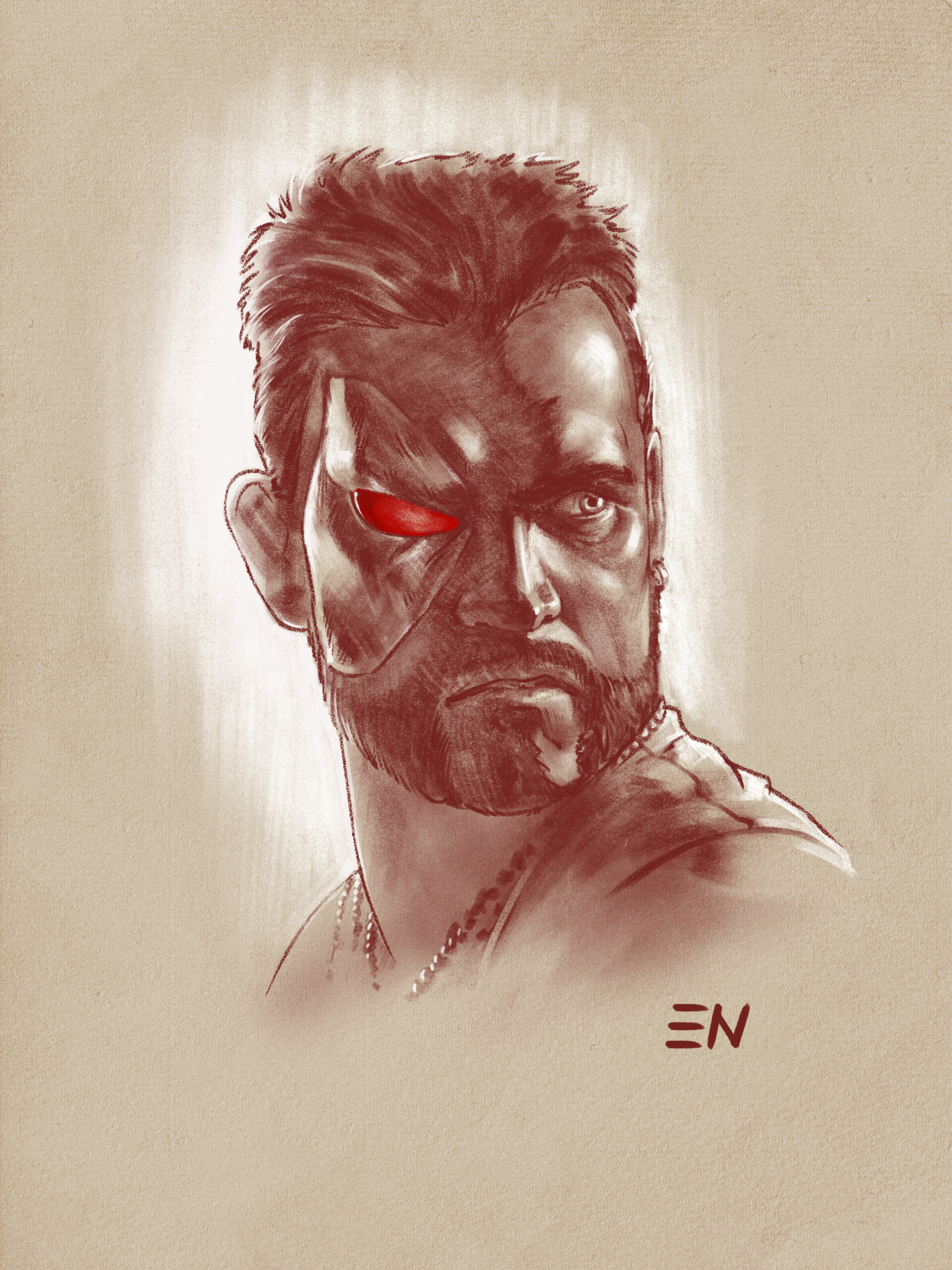 ArtStation - Kano Portrait