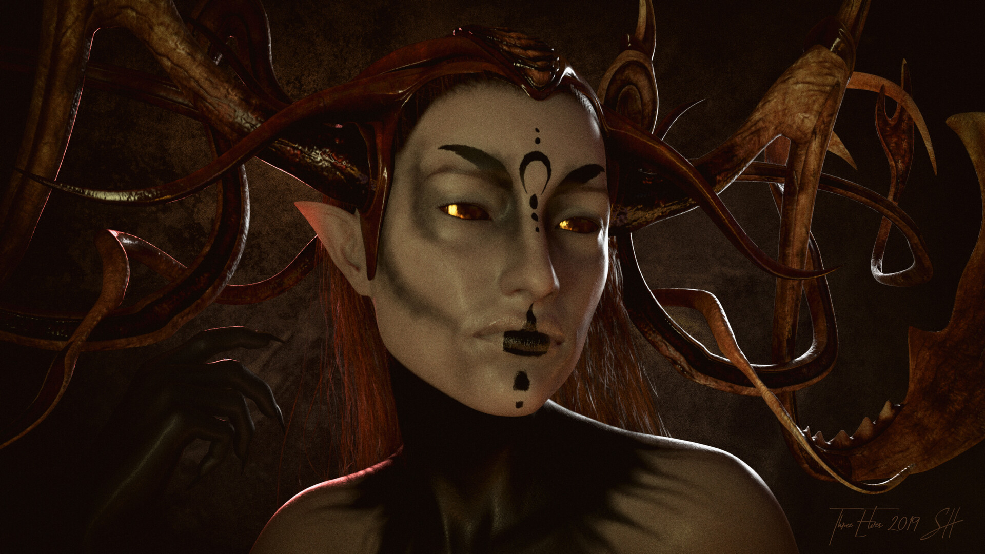 ArtStation - Dryad Portrait