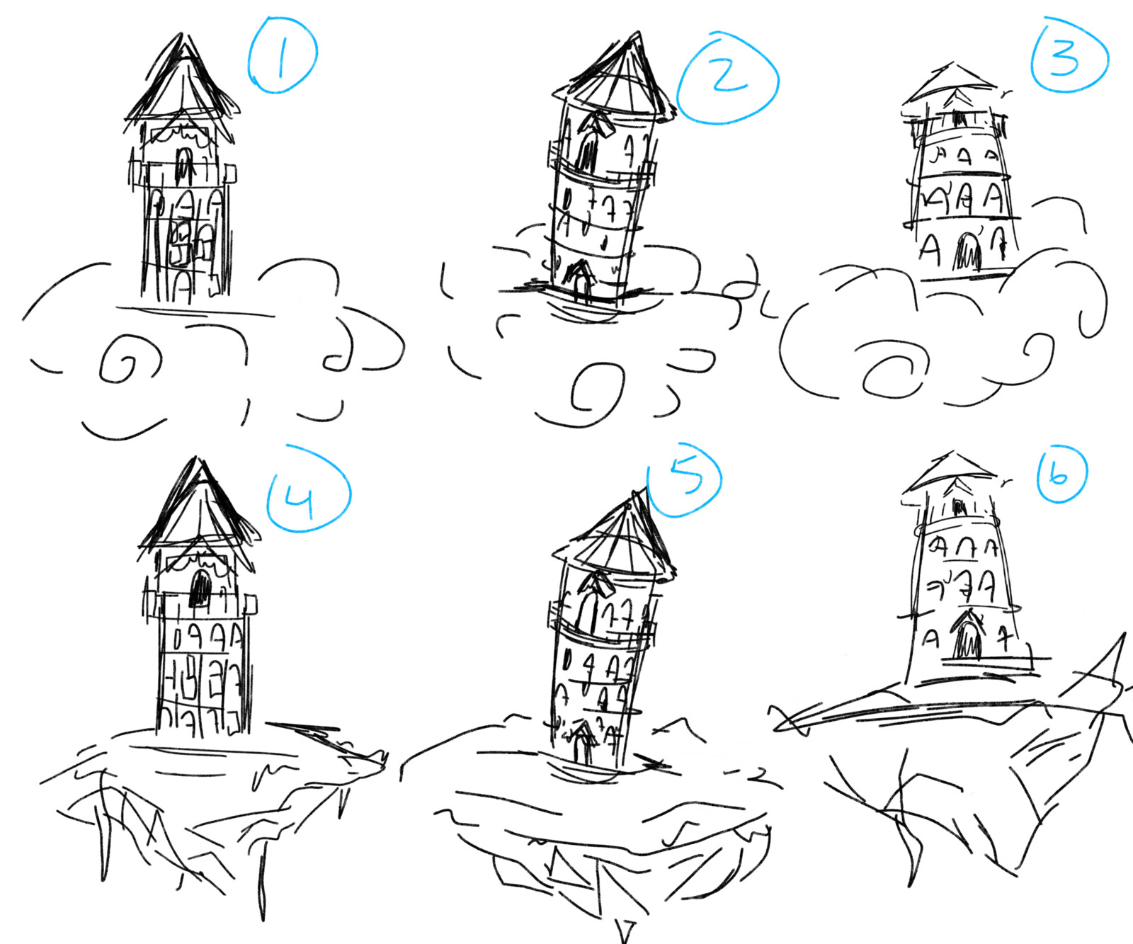 M Ebel - Commission: Floating Wizard Tower