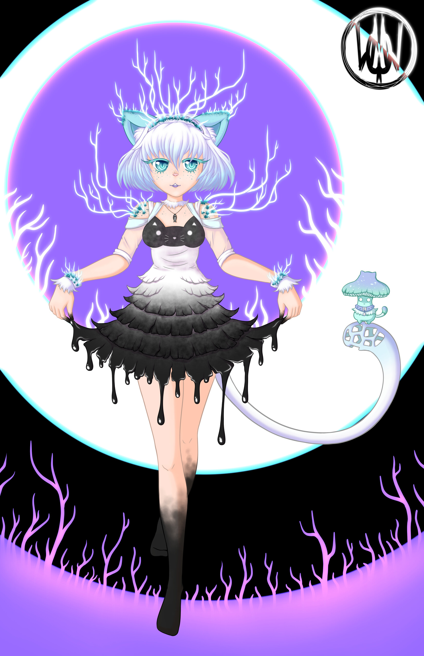 ArtStation - Nekoshroom Monster Girl Design