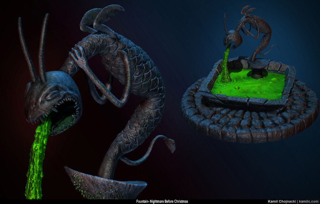 ArtStation - Nightmare Fountain