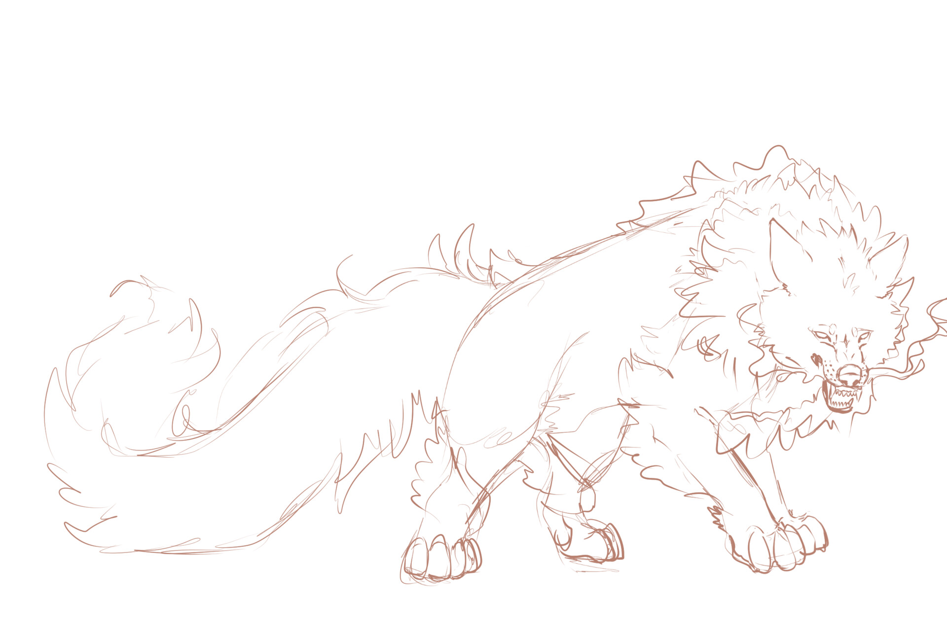 arcanine coloring pages