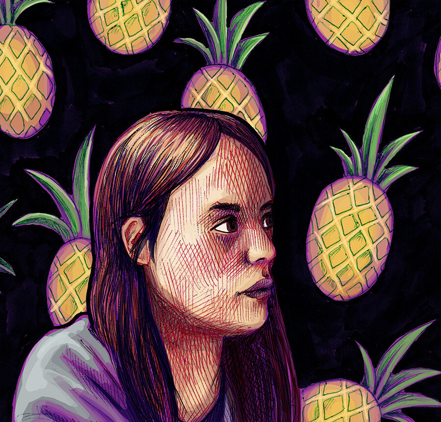 ArtStation - pineapple portrait