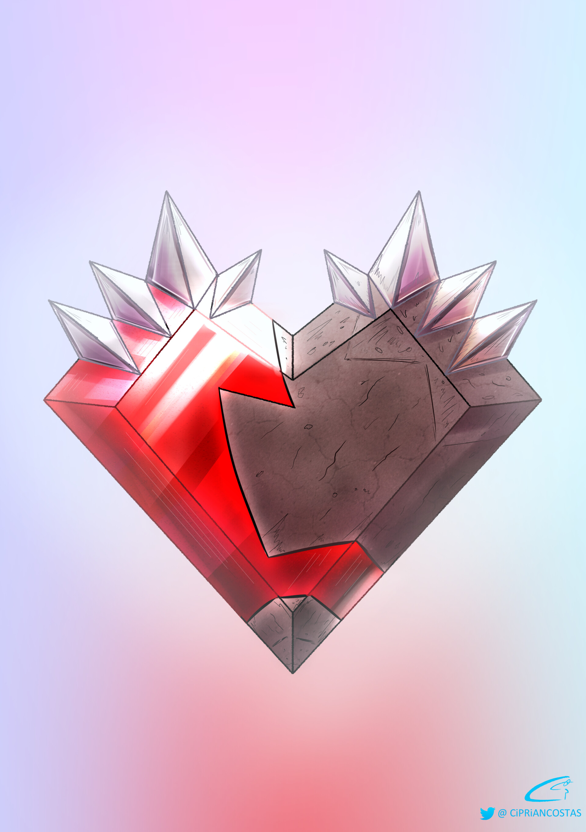 ArtStation - Crystal Heart