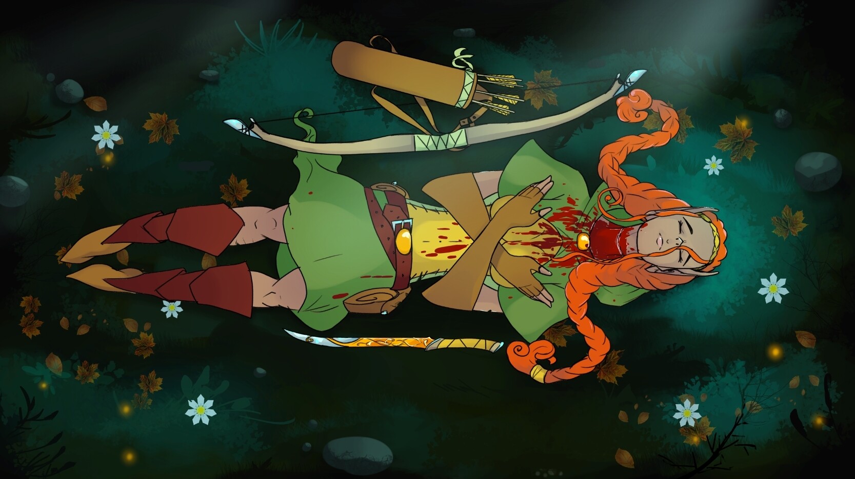 ArtStation - Death of the Elf Illustration and Animation