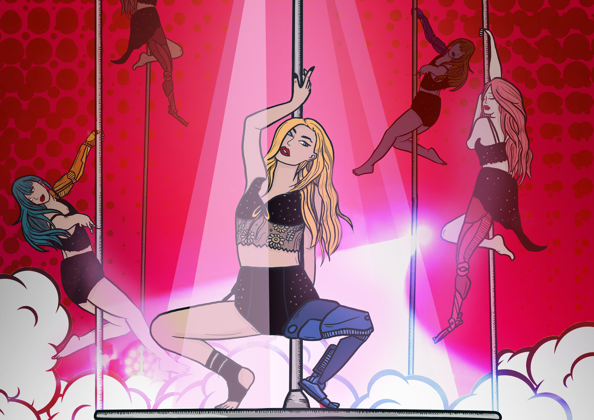 ArtStation - Pole Dance