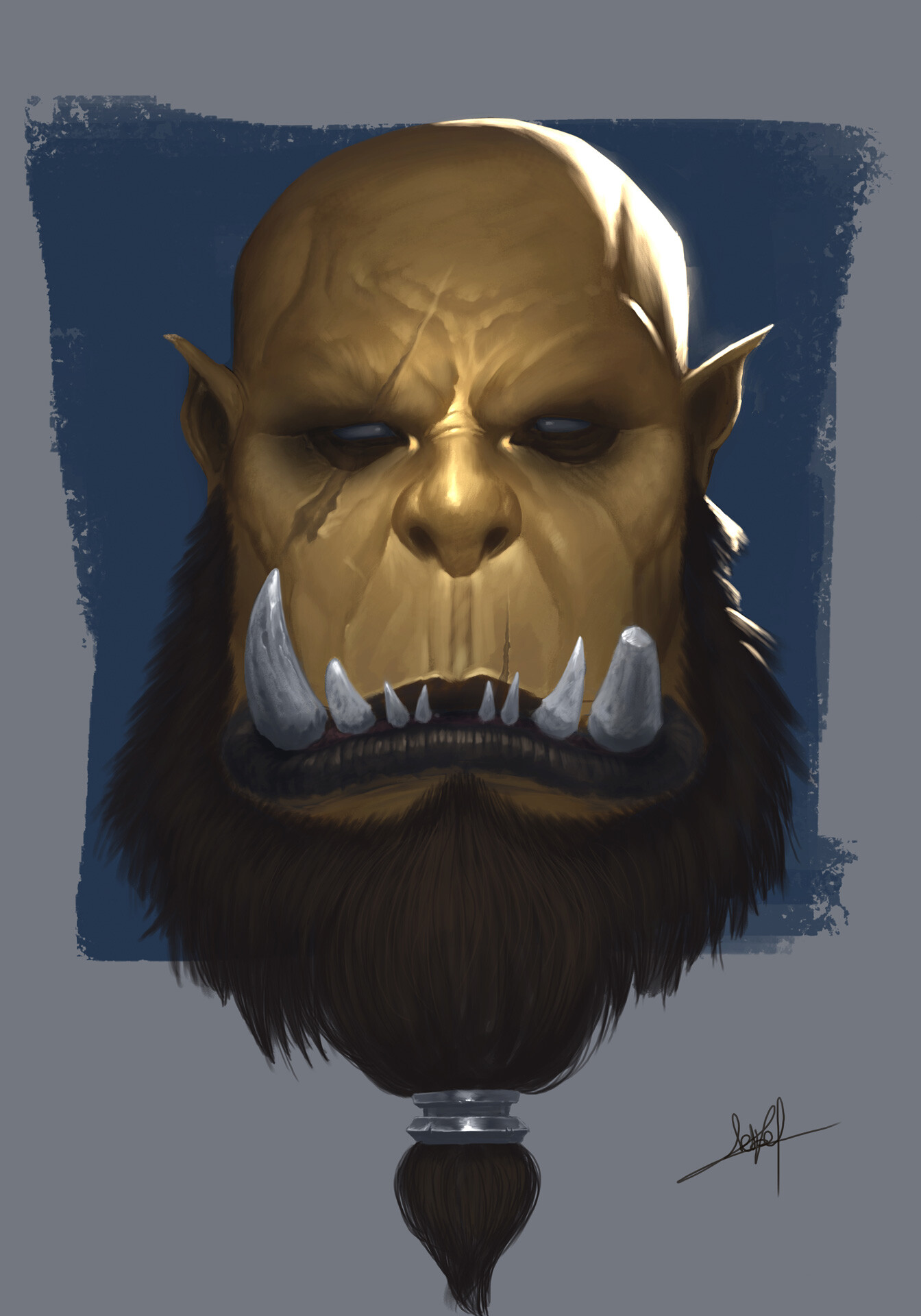 ArtStation - Orc Face