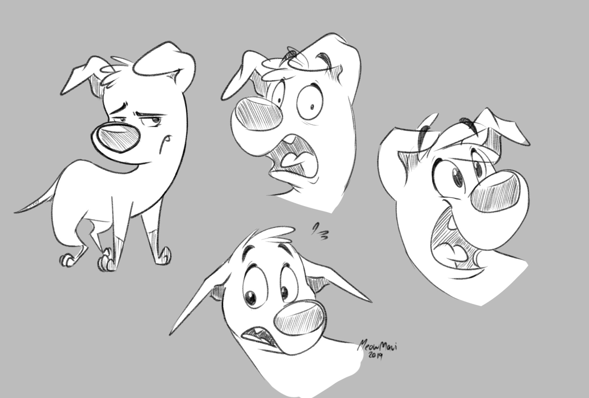 ArtStation - Dog (Character Design)