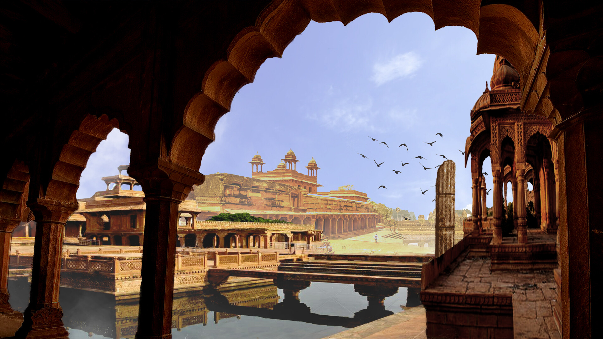 Aishwarya Dudhe - Matte painting