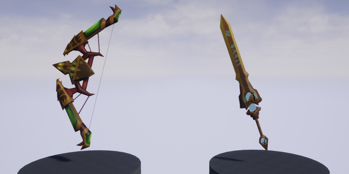 ArtStation - Bow and Sword