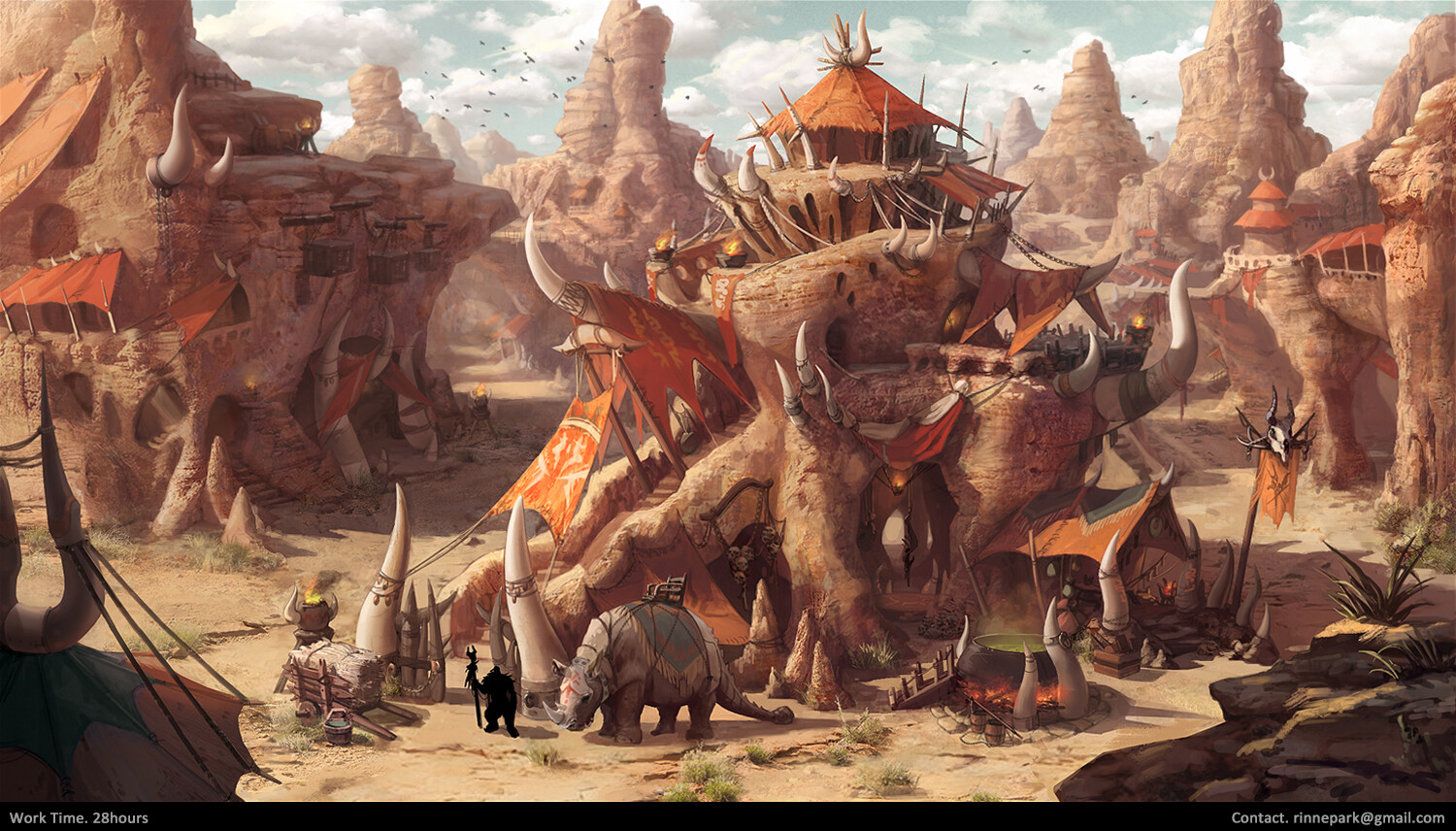 ArtStation - Ork Shaman's House