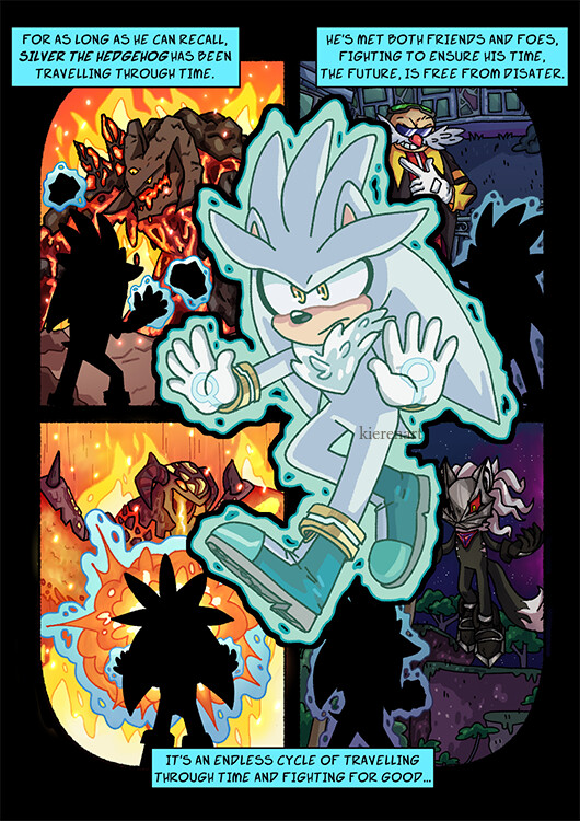 Sonic And Silver Fighting