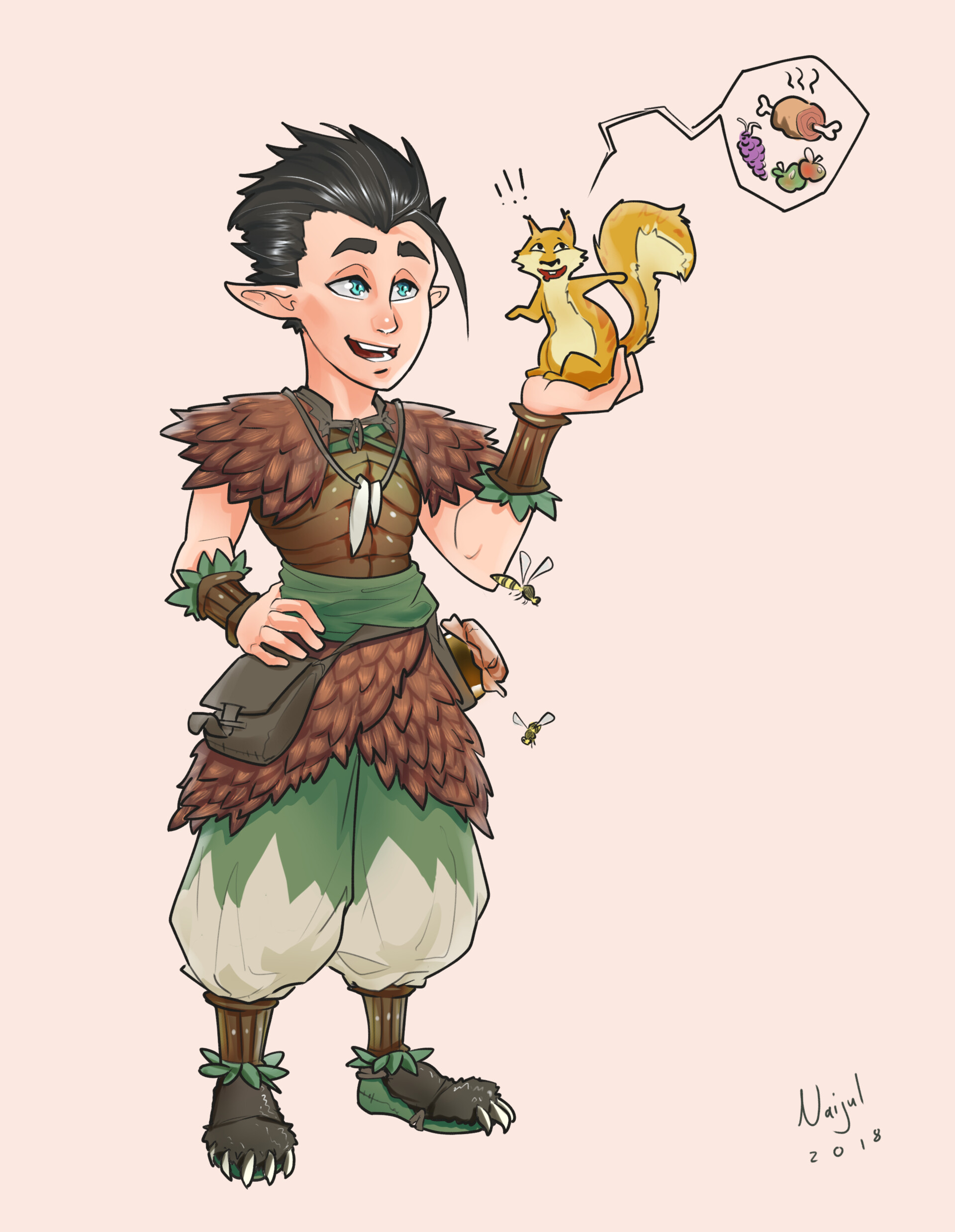 ArtStation - Tick Tiggels - D&D Character