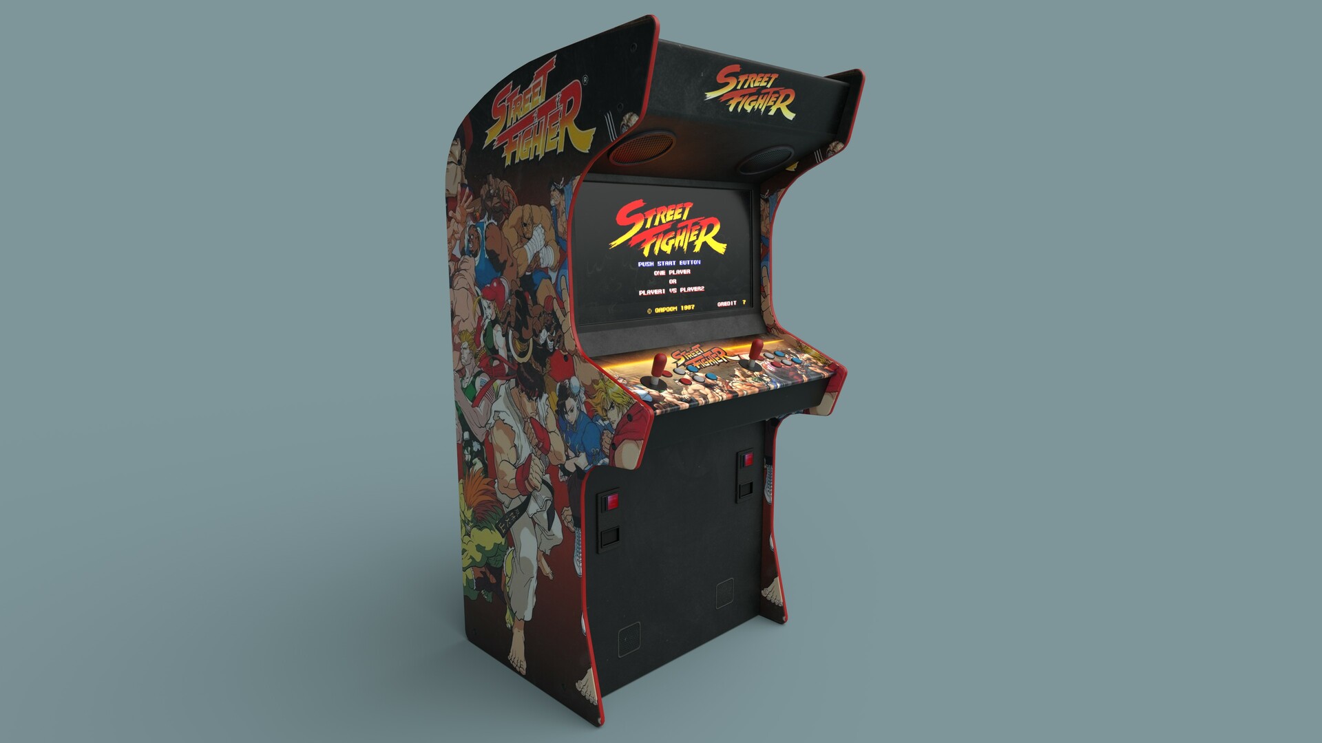 Thomas Heaney - Street Fighter Arcade Machine
