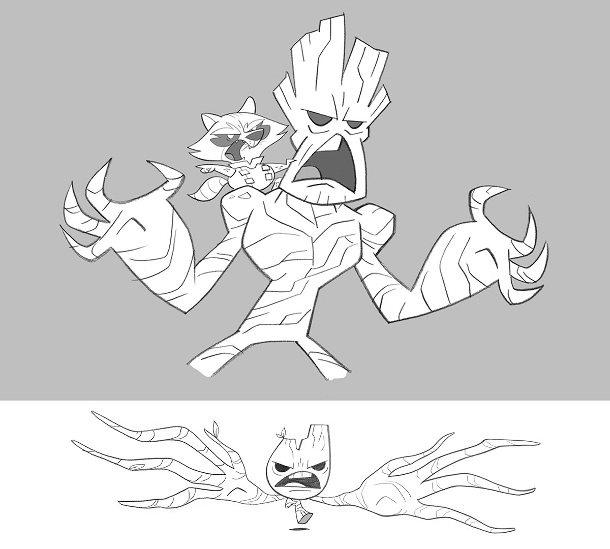 groot marvel coloring pages