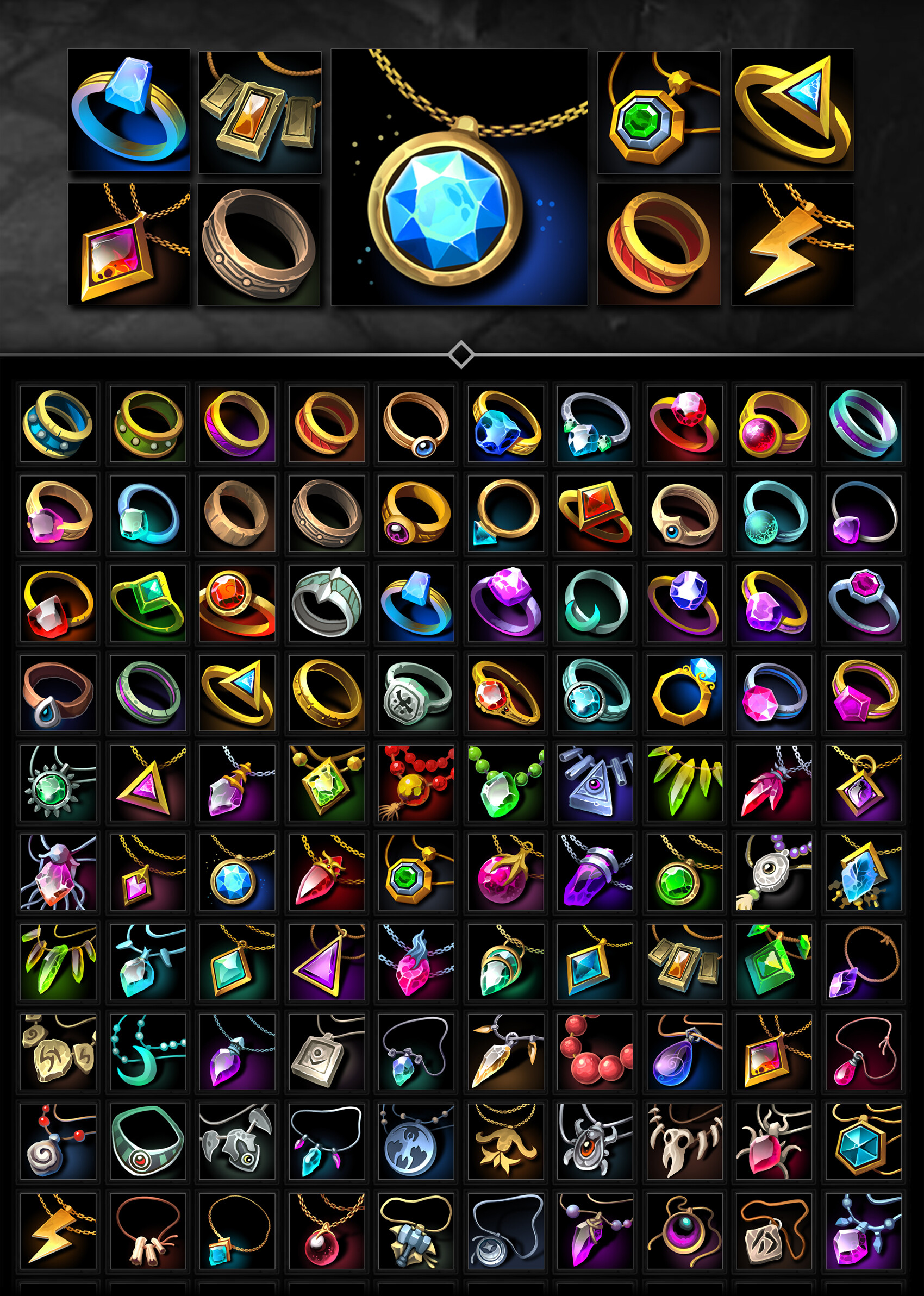 ArtStation - RPG Jewelry Icons