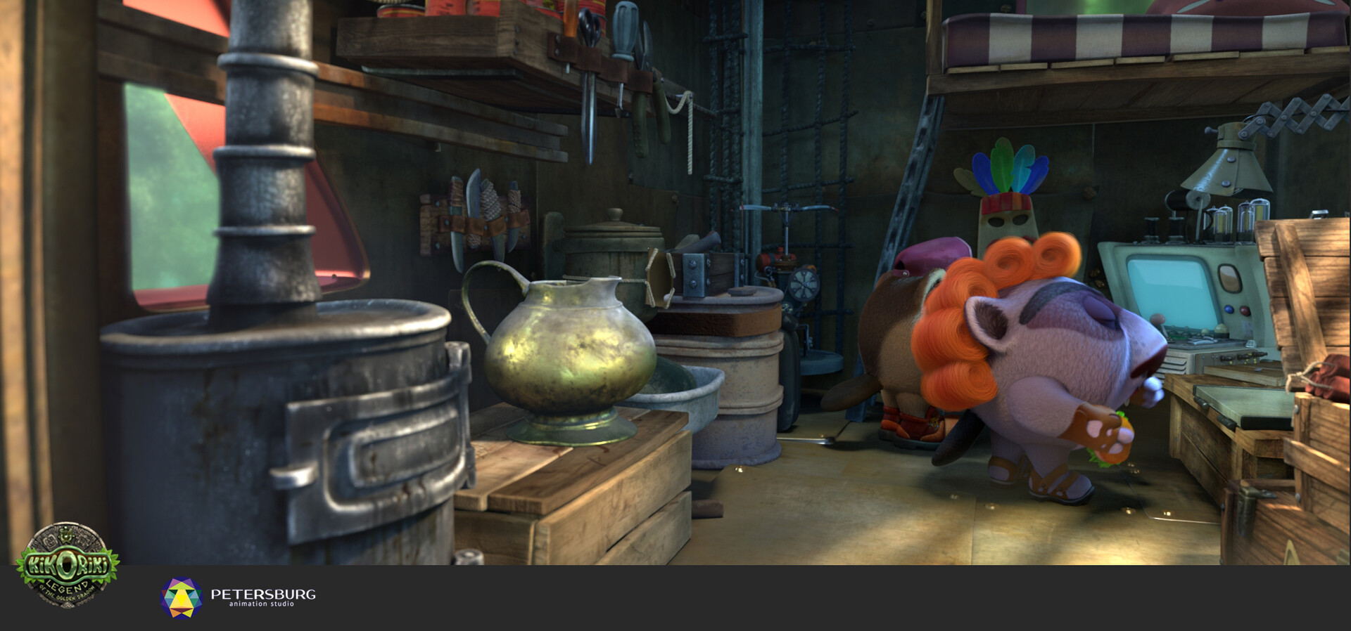 ArtStation - Kikoriki: Legend of the golden Dragon. Minivan