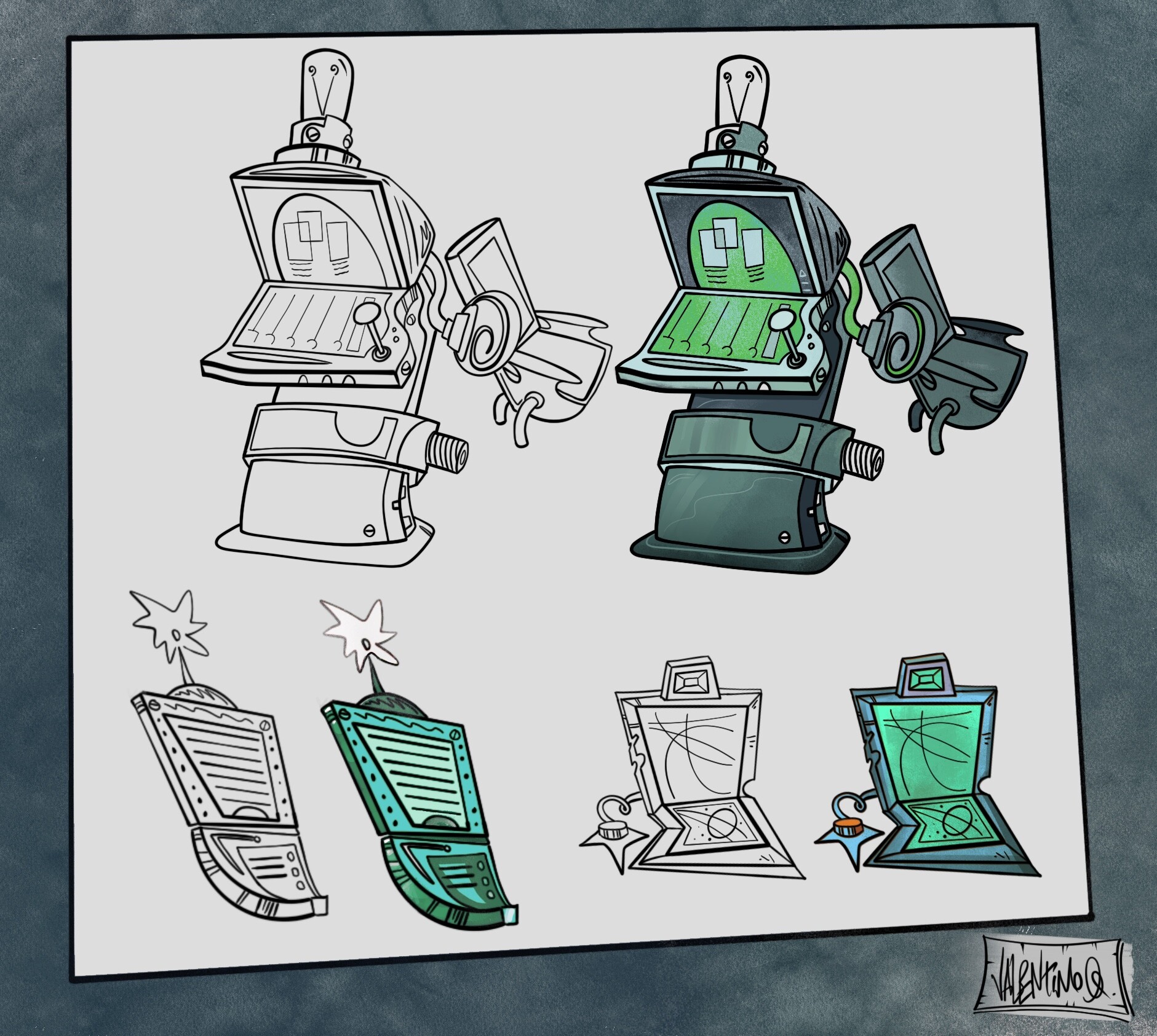 ArtStation - Machine Props - Computers