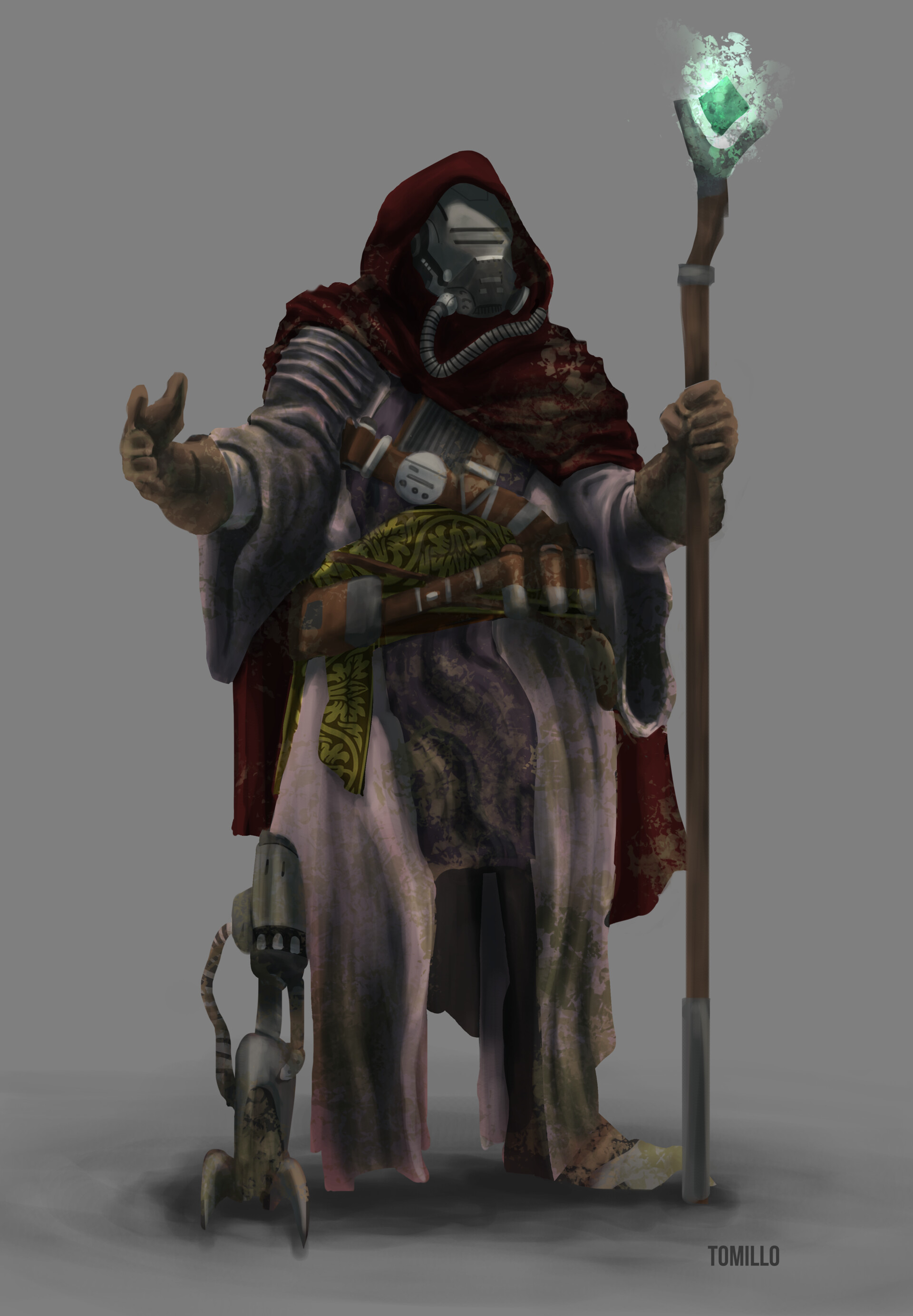 ArtStation - cyber wizard