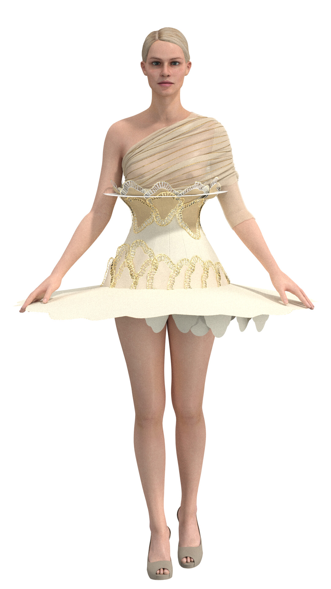 Melinda Manunta - 3D interpretations of Guo Pei 2019