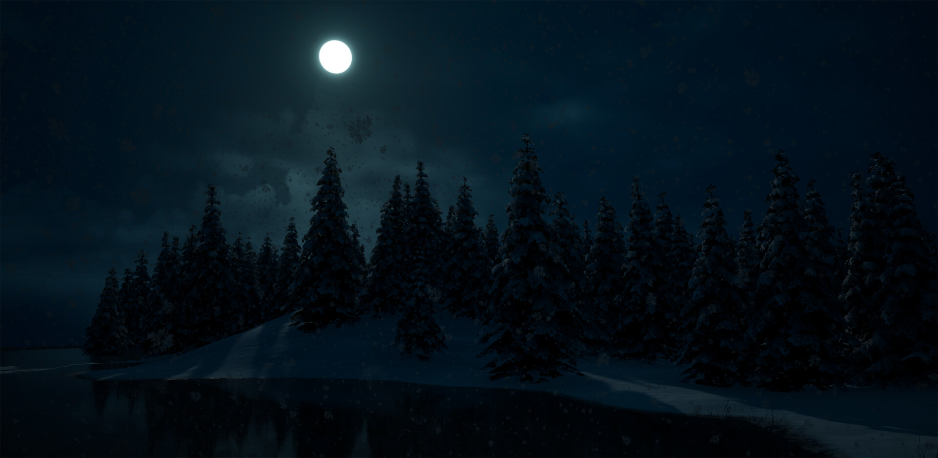 ArtStation - Snow Lighting exercice