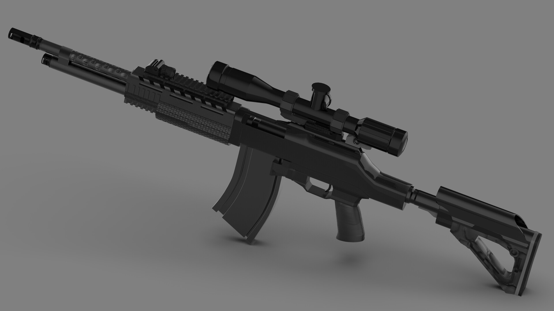 ArtStation - M416 GUN MODEL